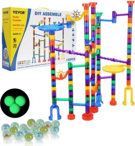 Marble Run Sada 150 KS Stavebnice STEM jako dárek vzdělávací bloky pro děti