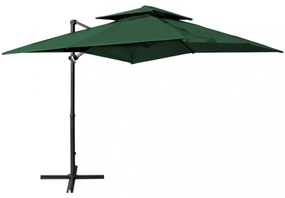 Zahradní slunečník 250x250 cm Dekorhome Cihlová