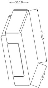 Konferenční stolek Tamie Typ 99 (bílá + lesk bílý). 1030536