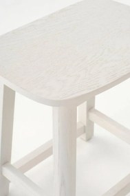 Bílá stolička z jasanového dřeva Selene – Jotex