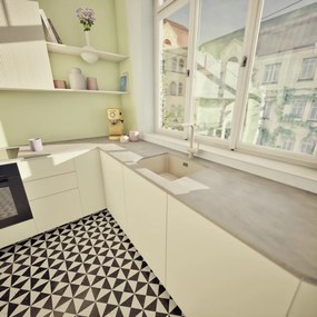 Schock Dřez KAIA N-100L Magnolia spodní uložení