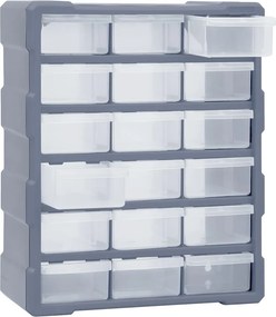 Organizér s 18 středně velkými zásuvkami 38 x 16 x 47 cm 149598