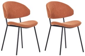 Set 2 ks jídelních židlí Kiaza (oranžová). 1080681