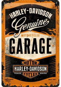 Postershop Plechová cedule: Harley-Davidson (Garage) - 30x20 cm