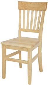 dřevěná jídelní židle z masivního dřeva borovice KT119