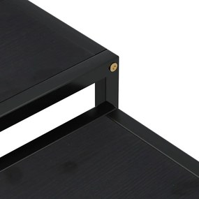 Čajové stolky 2 ks MDF černé 331658
