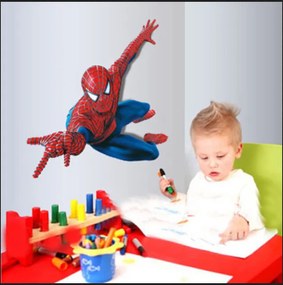 Živá Zeď Samolepka na zeď Spiderman na zdi
