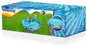 BESTWAY Dětský bazén s pevnou stěnou Bestway Sea 244x46 cm