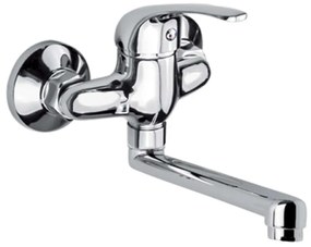 Mereo Mereo, Dřezová nástěnná baterie, Lila, s ramínkem plochým rovným 210 mm, chrom, CBEE302A