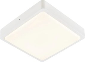 LA 1003451 AINOS SQUARE SENSOR Outdoor, nástěnné a stropní LED svítidlo, bílé, spínač CCT 3000/4000K - BIG WHITE (SLV)