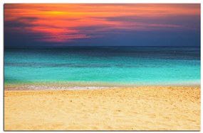 Obraz na plátně - Moře při západu slunce 143A (60x40 cm)