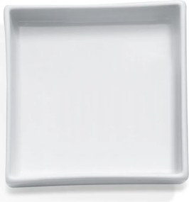 Koupelnová podložka Porzellan čtvercová 11 cm bílá