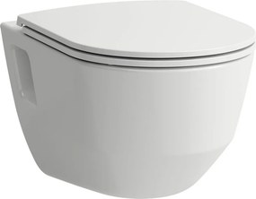 Laufen Závěsné WC se sedátkem Pro Rimless, 43 × 36 × 53 cm, bez splachovacího kruhu