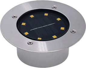 Bluegarden Toolight, LED solární lampa 4,5cm 1ks P60048, stříbrná, OGR-05685