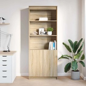 Skříň highboard dub sonoma 70 x 35 x 180 cm kompozitní dřevo 3328473
