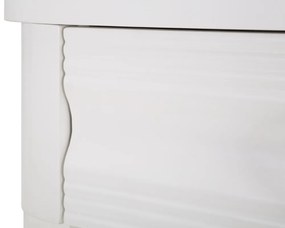 Designová konzole Hahnunah 110 cm bílá