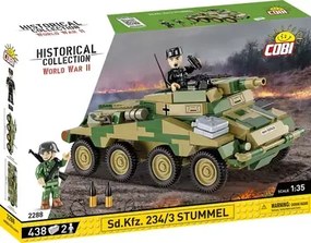 COBI 2288 II WW Sd. Kfz 234/3 Stummel, 1:35 / 438 kostek / 2 figurky /