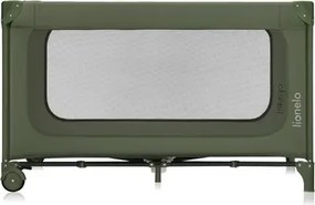LIONELO Postýlka cestovní Jasmin Green Olive / od 0 do 36 měsíců