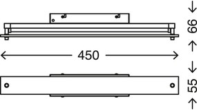 Briloner 2240-018- LED Stmívatelné koupelnové osvětlení zrcadla LED/5W/230V IP44