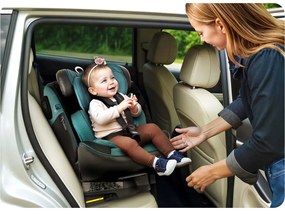 Dětská autosedačka Nukido Prestige Line černá-modrá 0-36 kg ISOFIX