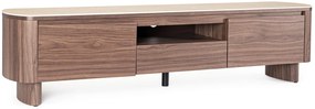 BIZZOTTO TV stolek EZEKIEL kaštan 180x45 cm 0747347