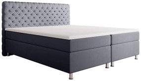 K&M postele Boxspring postel Luxury Dream bez úložného prostoru Velikost postele: 160 × 200 cm, Výběr matrace: Taštičková zónová matrace - měkká (70–…