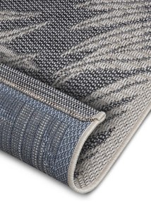 Hanse Home, Kusový koberec Clyde 105907 Paru Grey Cream – na ven i na doma, 63x120, šedá, chodba / předsíň