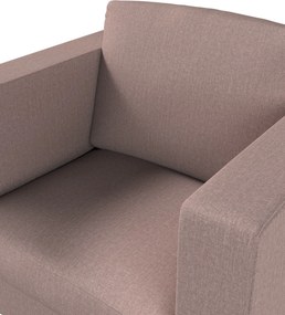 Potah na křesko IKEA Karlanda, krátký barva růžová látka pletený vzor