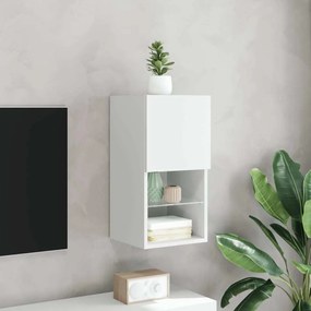 vidaXL TV skříňka s LED osvětlením 30,5 x 30 x 60 cm [836987] Barva: Betonová šedá