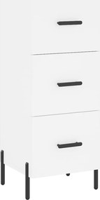 vidaXL Skříň highboard 34,5 x 34 x 180 cm kompozitní dřevo [3200201] Barva: bílá s vysokým leskem