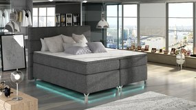 Boxspring Amadeo 180x200 s LED podsvícením Materiál / Dekor: Sawana 14