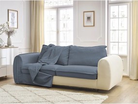 Modrá pohovka na každodenní spaní/rozkládací 236 cm Archimede – Bobochic Paris