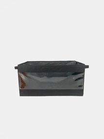 Sinsay - Skládací úložný box s průhlednou stěnou - černá