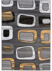 Kusový koberec PP Candy šedožlutý 160x220cm