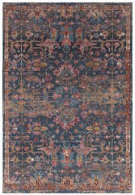 Modrý koberec Cure Blue Retro Rozměry: 155x230 cm