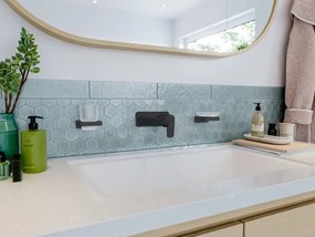 Hansgrohe Talis E, páková umyvadlová baterie pod omítku, s výtokem 22,5 cm, černá matná, 71734670