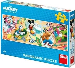 DINO Mickey s kamarády sportují - Panoramic / 150 dílků / od 6 let