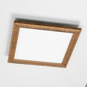 Brilagi - LED Stropní svítidlo SLIMFRAME WOOD LED/36W/230V 49,5x49,5 cm hnědá