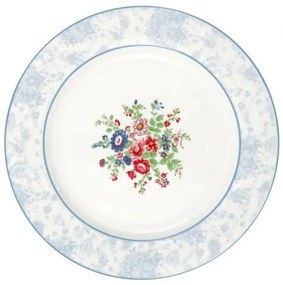 GreenGate Porcelánový jídelní talíř Ailis White ø 25,6cm