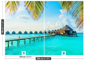 Fototapeta Tropické Maledivy 104x70