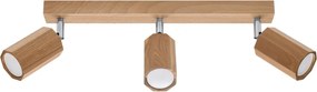 Sollux Lighting Stropní svítidlo ZEKE 3 dub