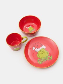 Sinsay - Sada: hrnek, miska a talíř Grinch - vícebarevná