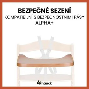 Hauck Pultík dřevěný k židličce Alpha+, Natural