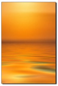 Obraz na plátně - Klidné moře při západu slunce - obdélník 7280A (90x60 cm  )
