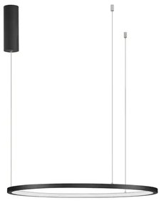 LED lustr Tarquin 60 černé