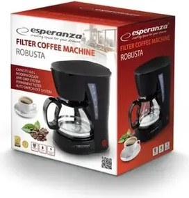 Esperanza EKC006 / Kávovar na překapávanou kávu / 650 W / 0.6 l / časo