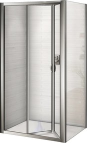 WRITE COMBI 80x80 Sprchový kout se zalamovacími dveřmi