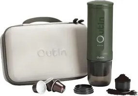Outin Nano Portable Coffee Maker Set zelená / Přenosný kávovar na espr