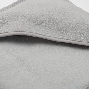 Dětská froté osuška s kapucí New Baby BASIC 100x100 šedá