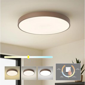 Brilagi - LED Stropní svítidlo POOL LED/60W/230V 3000/4000/6000K 60 cm hnědá
